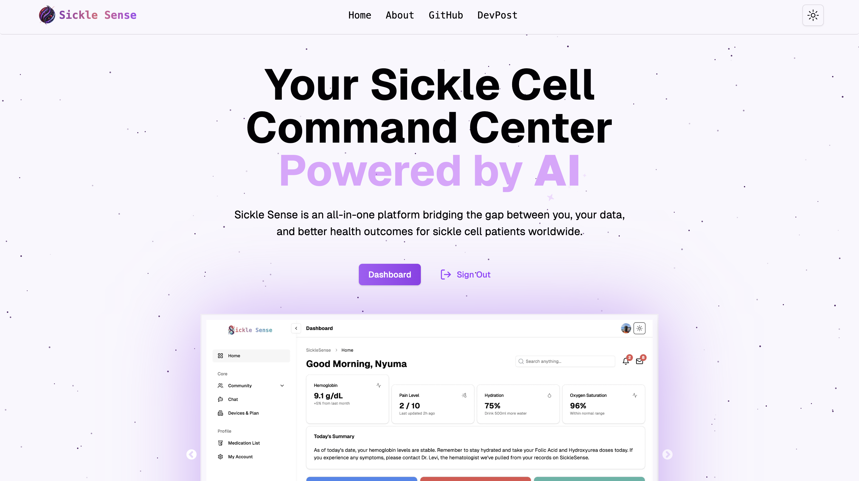 Sickle Sense — The Sickle Cell Companion of the Future